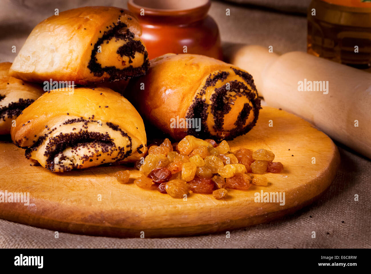 Poppy roll hi-res stock photography and images - Alamy