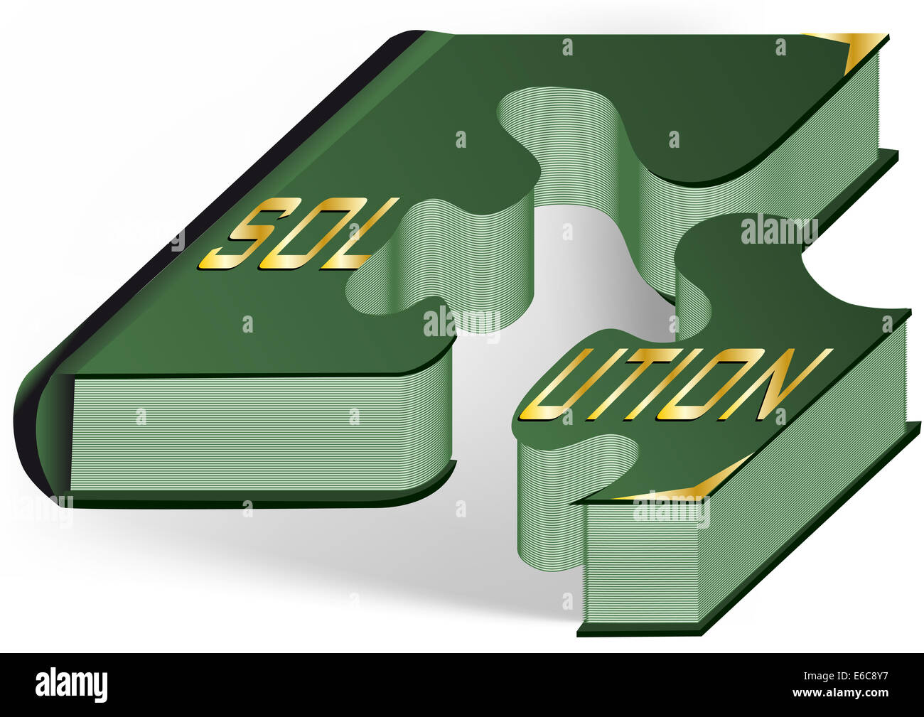 book as puzzle Stock Photo - Alamy