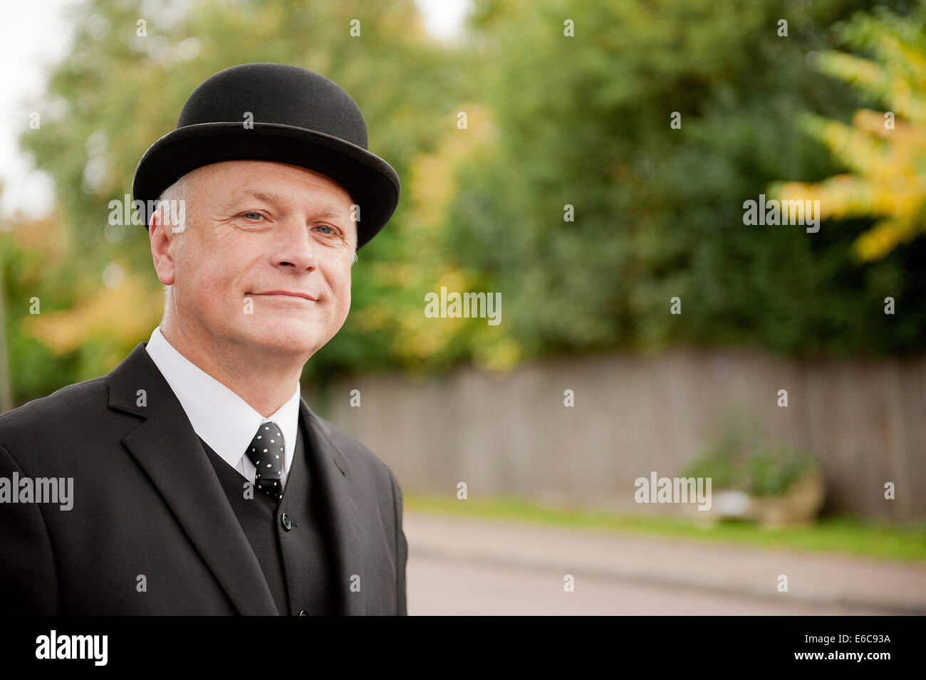 Businessman bowler hat hi-res stock photography and images - Alamy