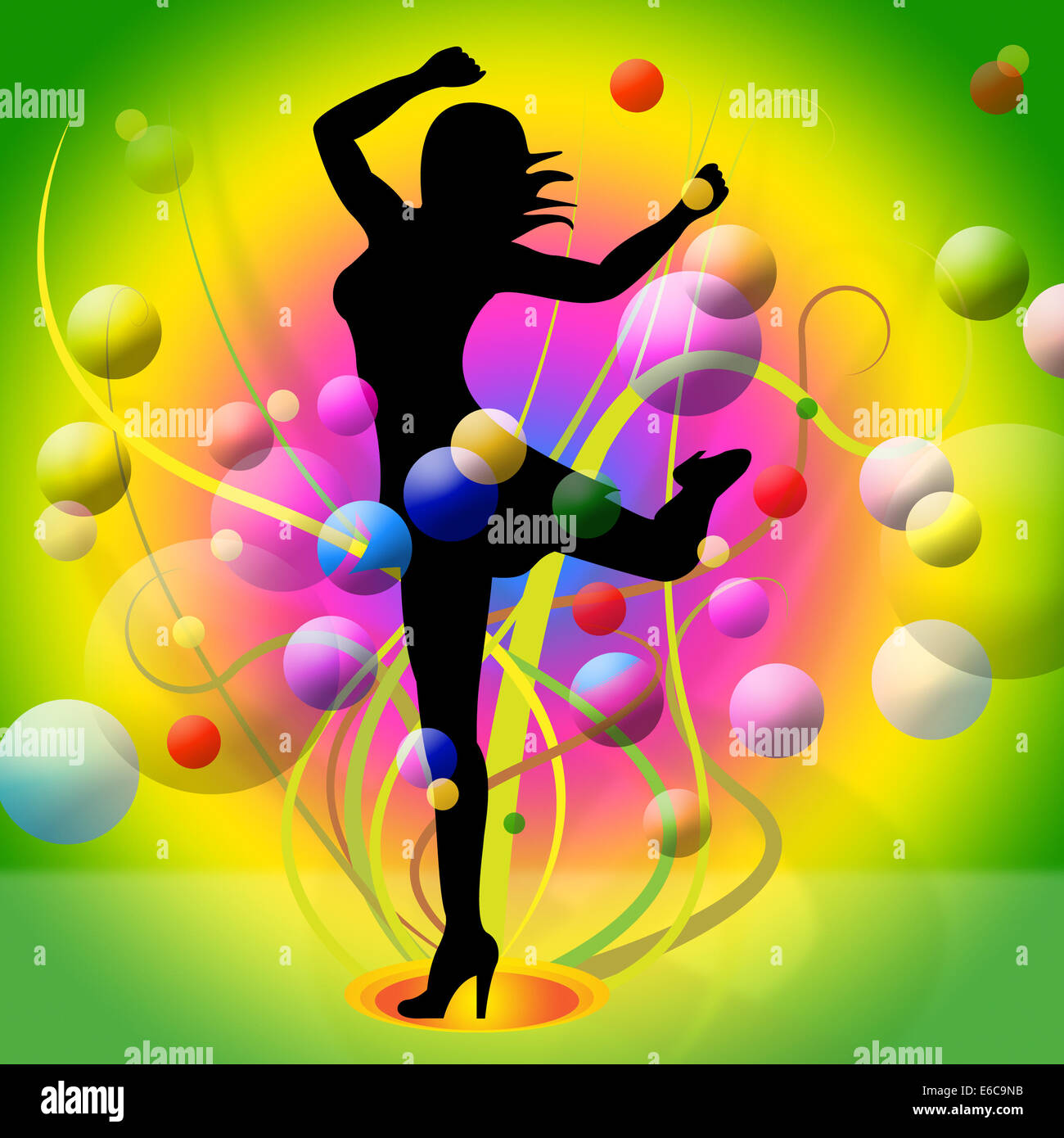 Dancing Girl Meaning Young Woman And Lassie Stock Photo - Alamy Dancing Girl Meaning Young Woman And Lassie Stock Photo - Alamy