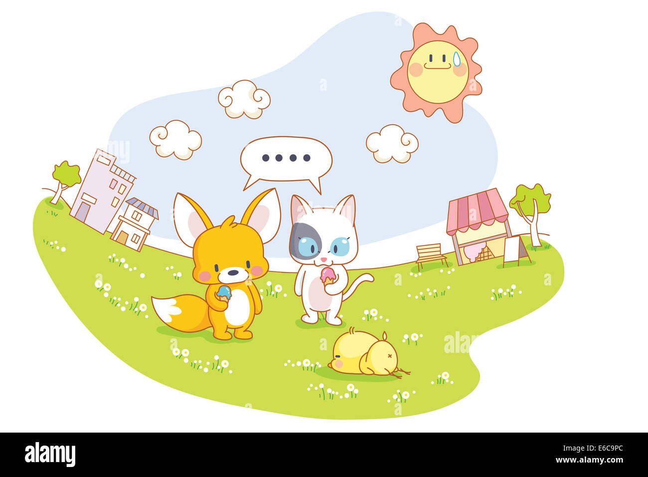 Animal cartoon hi-res stock photography and images - Alamy