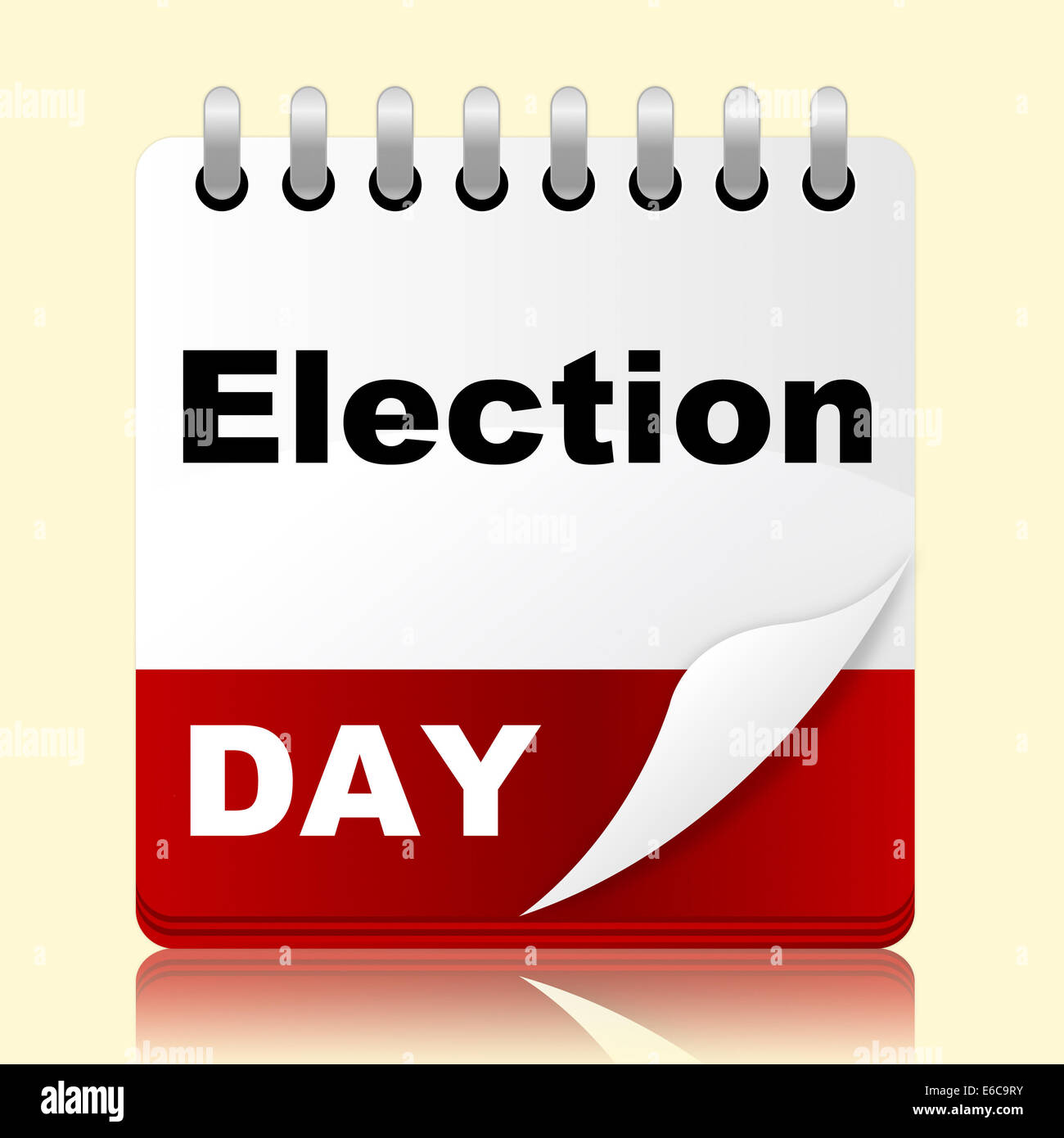 Election Day Representing Month Poll And Appointment Stock Photo - Alamy