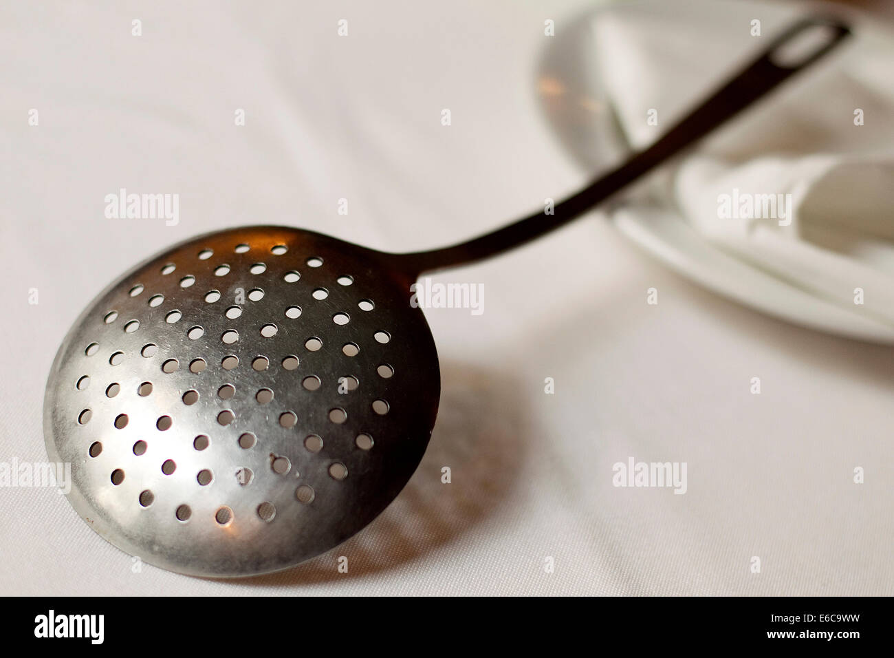 Cooking spoon on a kitchen Stock Photo - Alamy