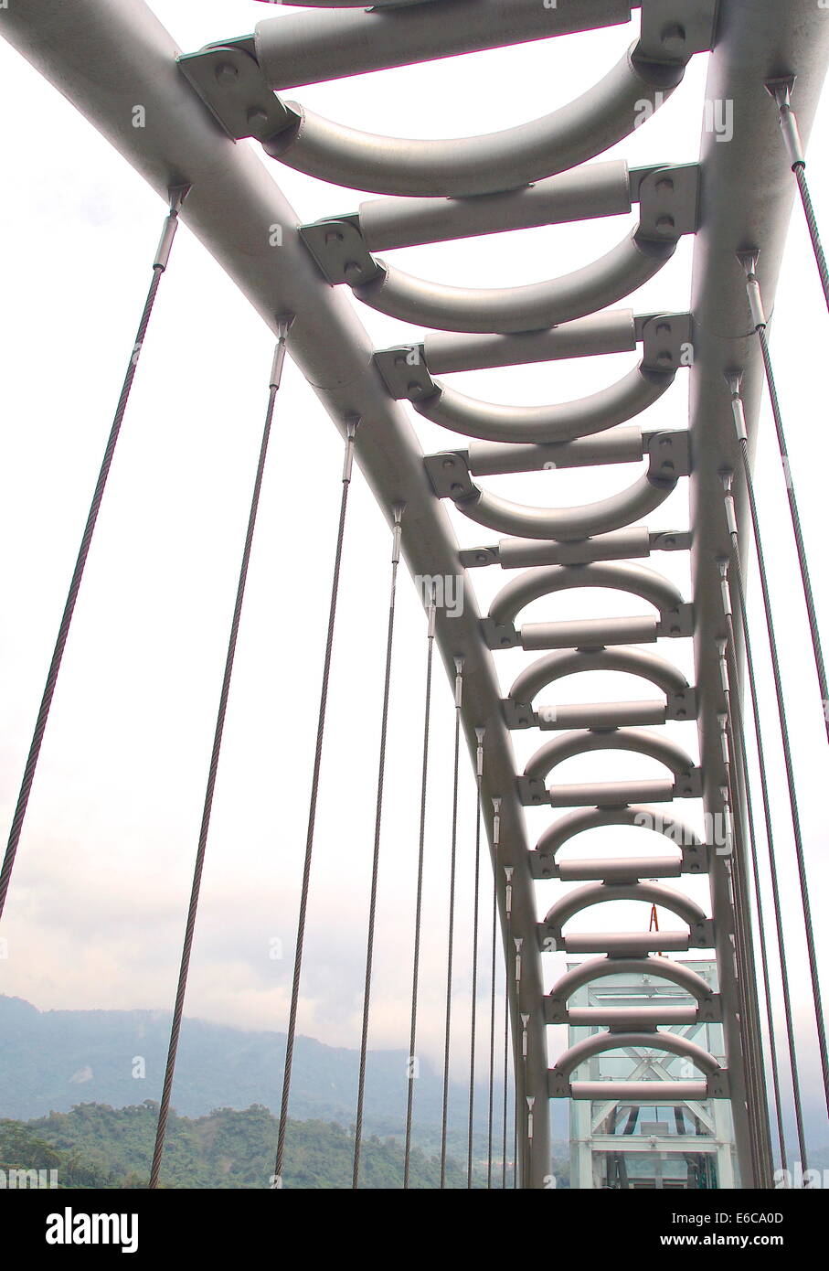 Steel construction of a bridge Stock Photo - Alamy