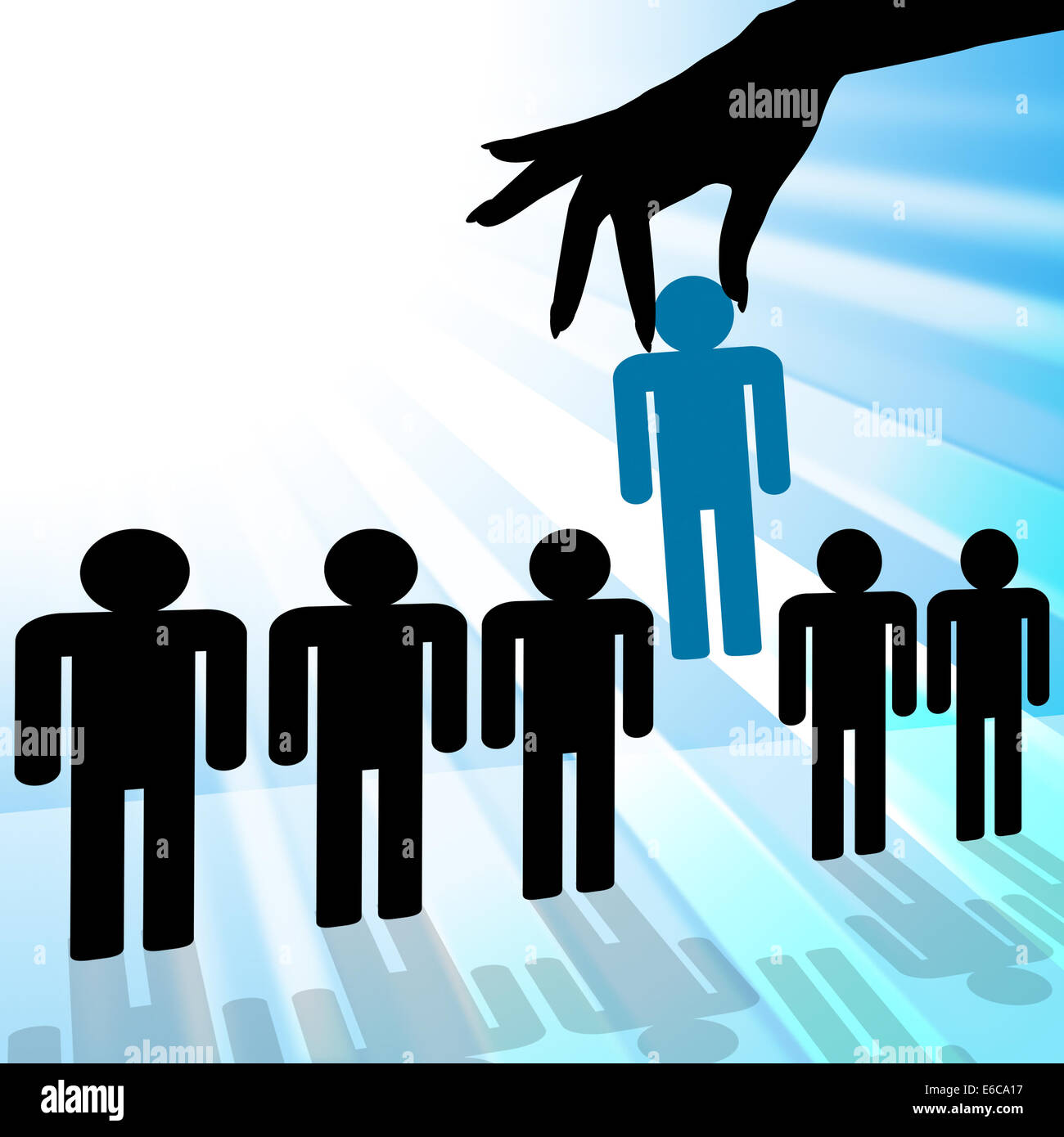 Stand Out Representing Best Choice And Difference Stock Photo - Alamy