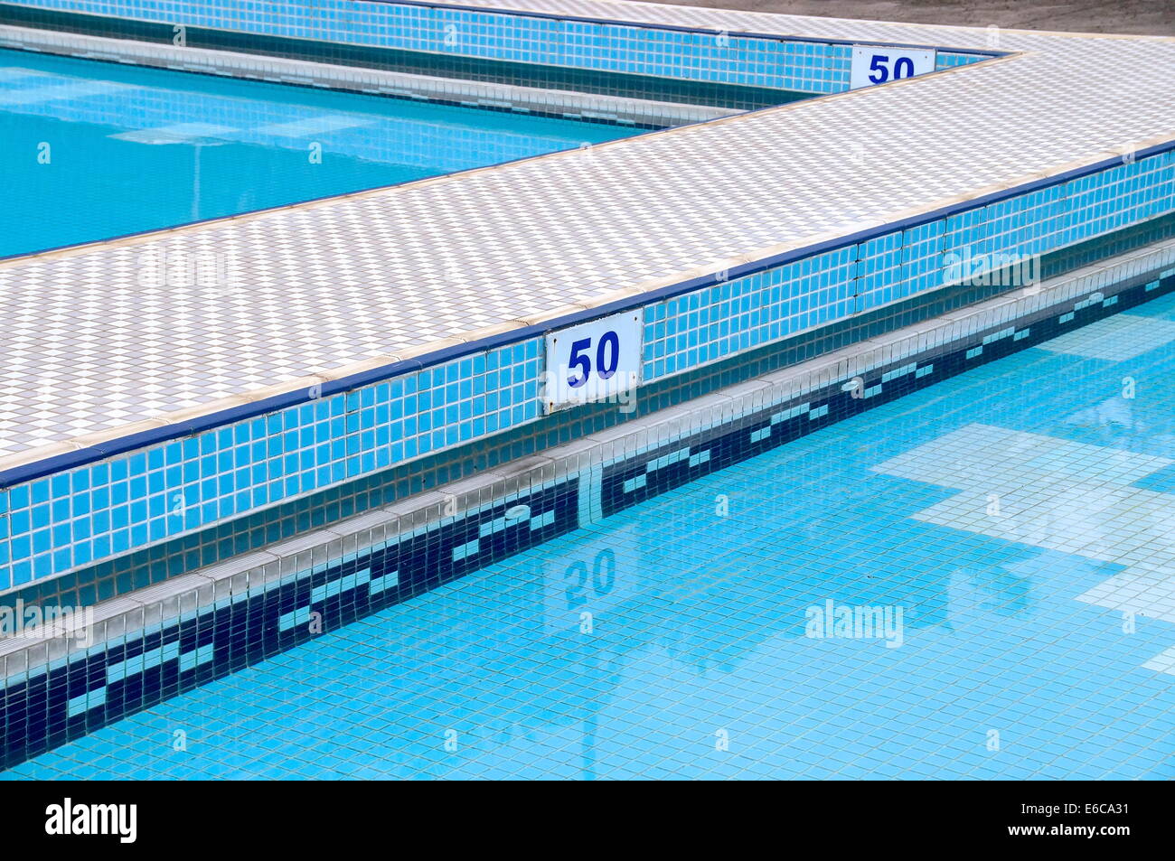 The close view of swimming pool in hotel Stock Photo - Alamy