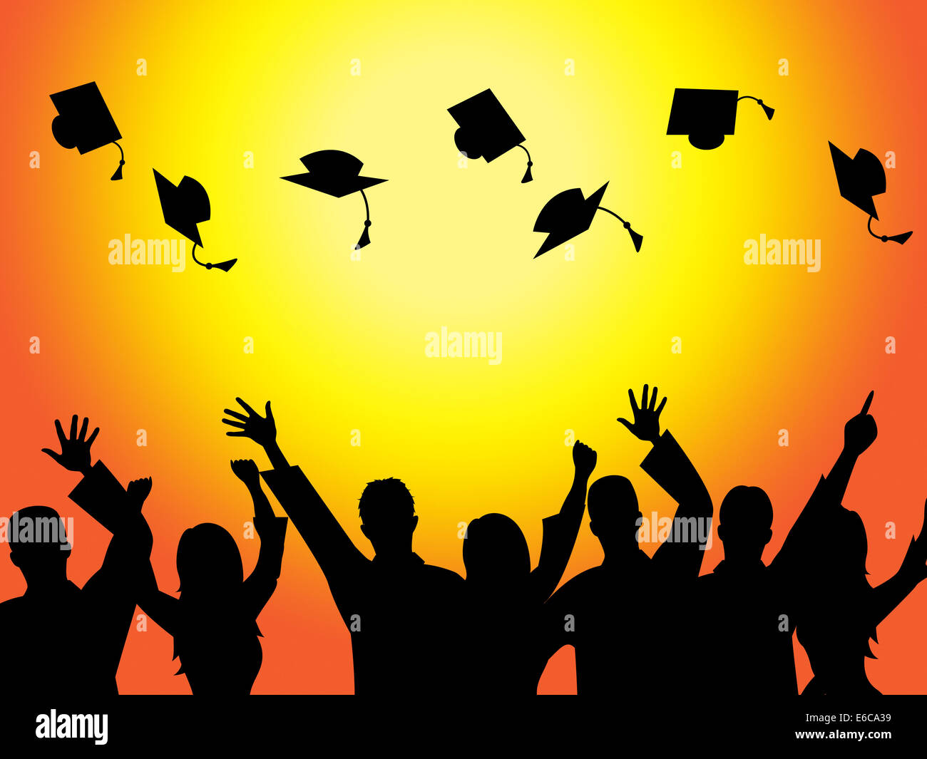 Education Graduation Showing Educate Educating And Diploma Stock Photo ...