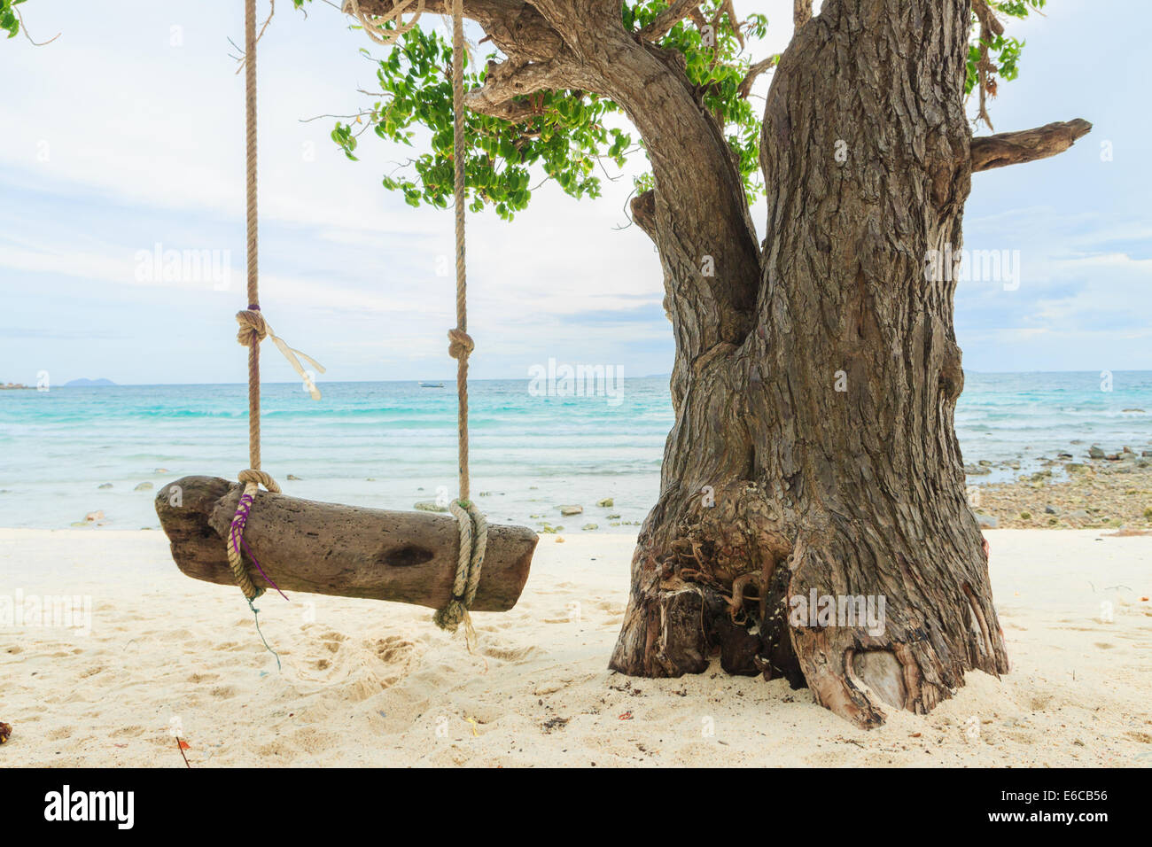swing on the beach Stock Photo - Alamy