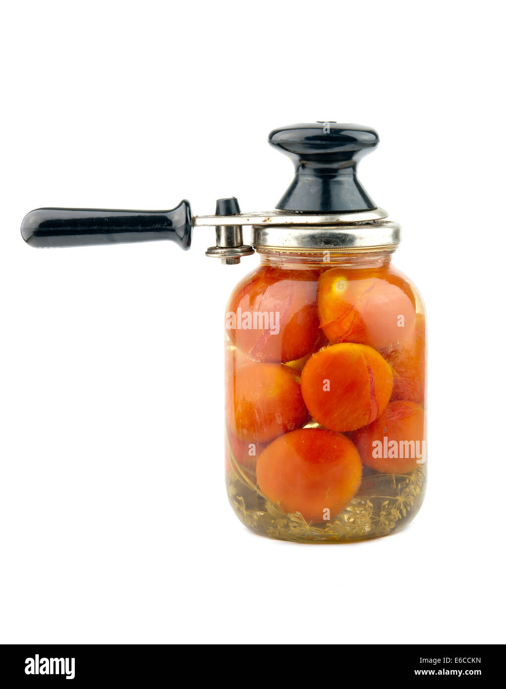 pickled sour tomatoes in jars Stock Photo - Alamy