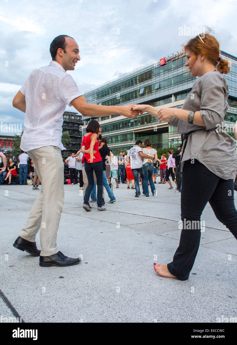 French people couples enjoying public events hi-res stock photography ...