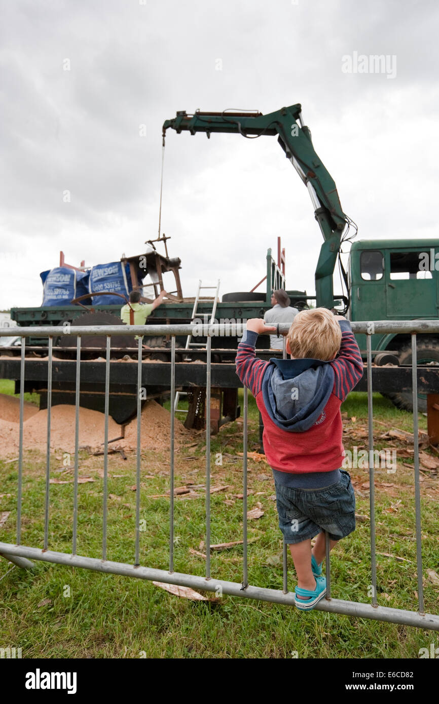 Boy crane hi-res stock photography and images - Alamy