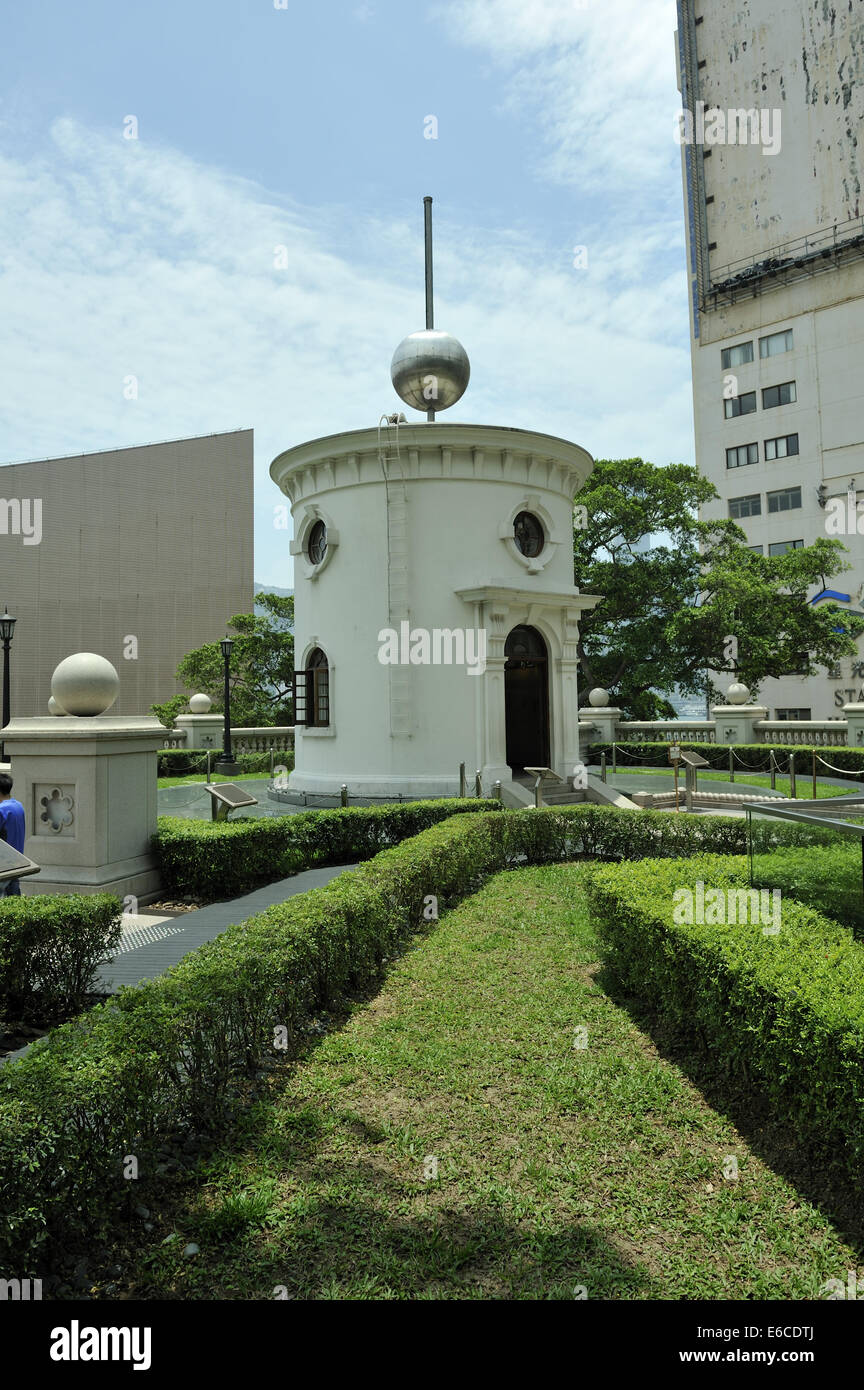 Time Ball Tower, aka Signal Tower or Round House, part of the 1881 ...