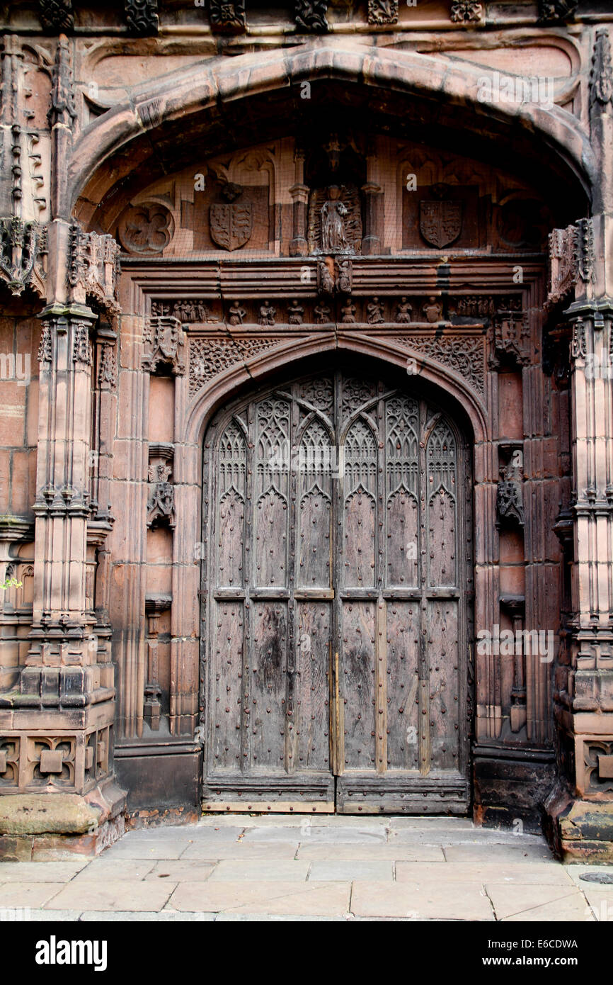 Westfront entrance Chester Cathedral is a Church of England cathedral ...
