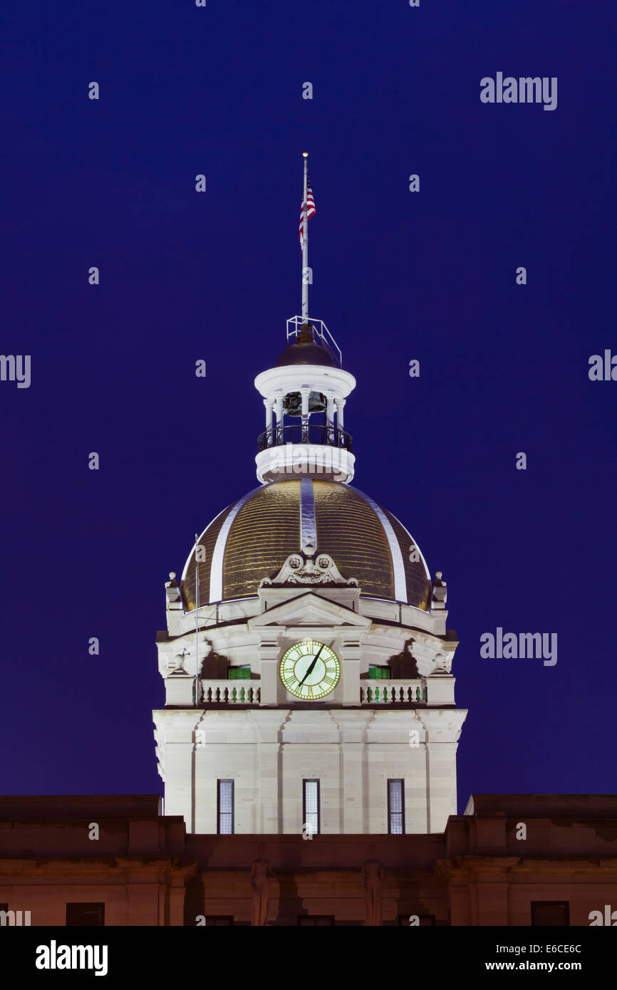 Savannah city hall hi-res stock photography and images - Alamy