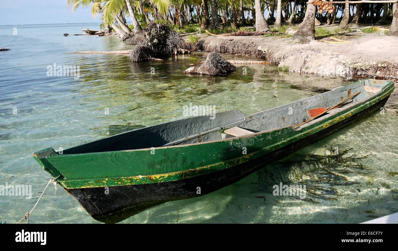 Traditional Kuna house. San Blas Islands Stock Photo - Alamy