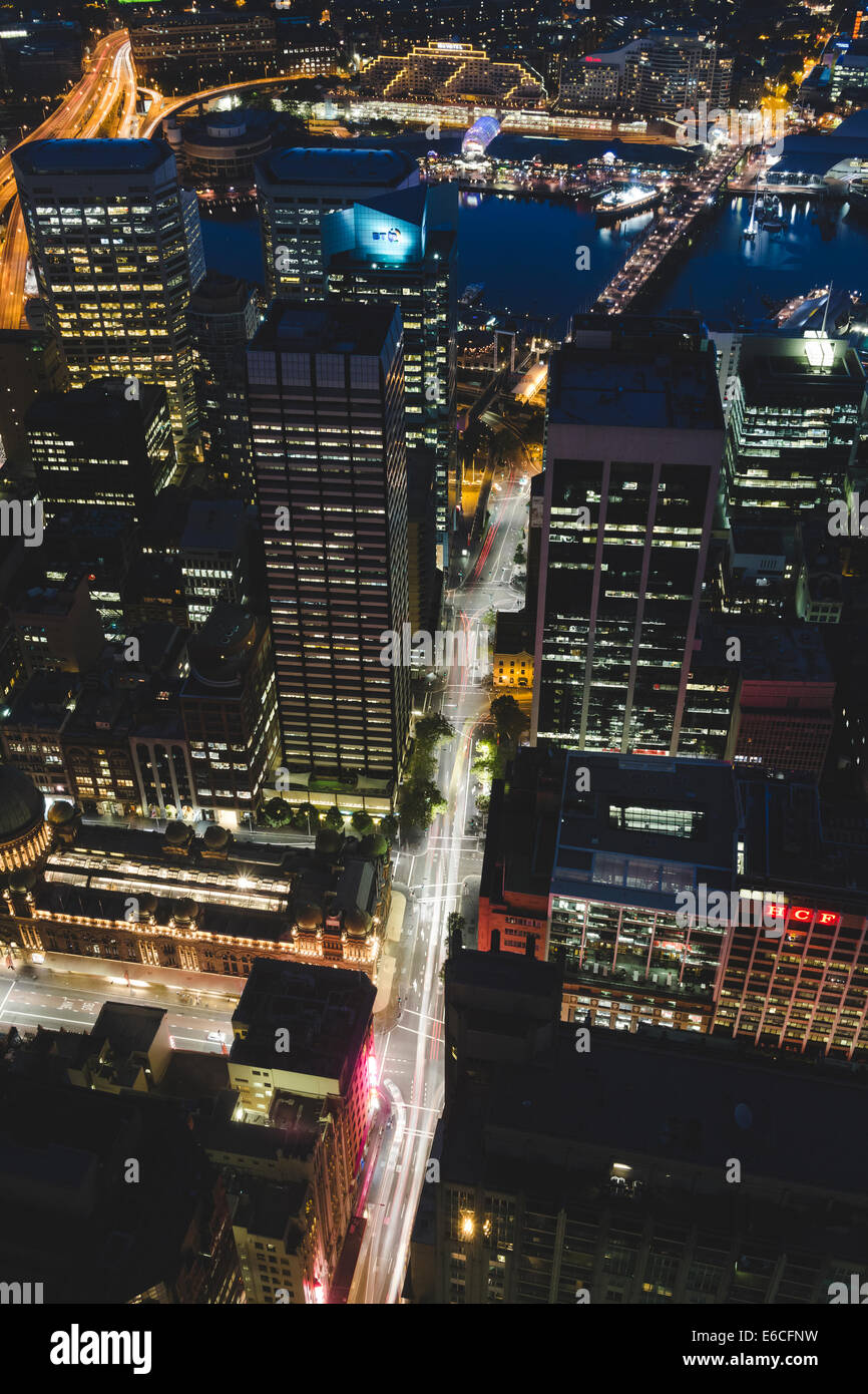 Sydney at night Stock Photo - Alamy