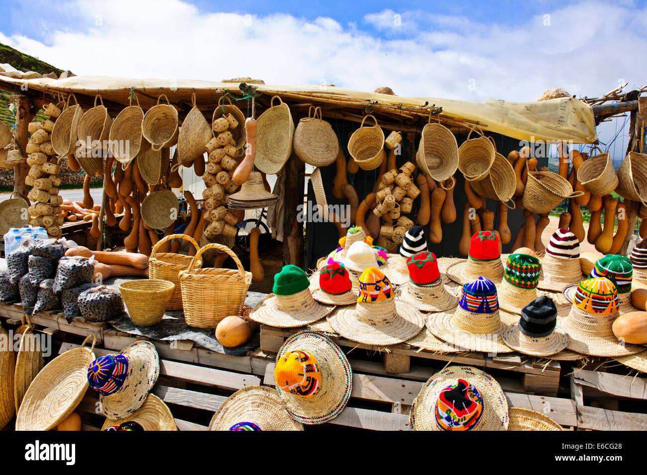 Roadside Stall,vegetables,baskets,Hats,squash,olives,nuts,fruit ...