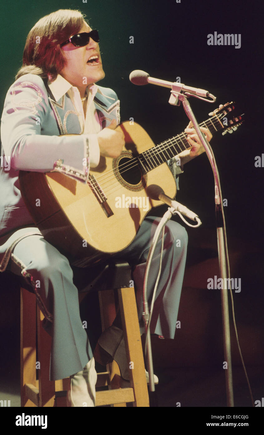 JOSE FELICIANO Puerto Rican singer about 1979 Stock Photo - Alamy