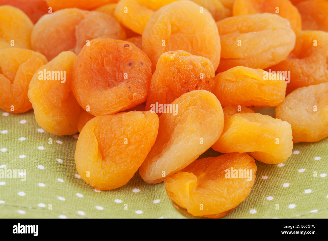Dried Apricots in close-up Stock Photo - Alamy
