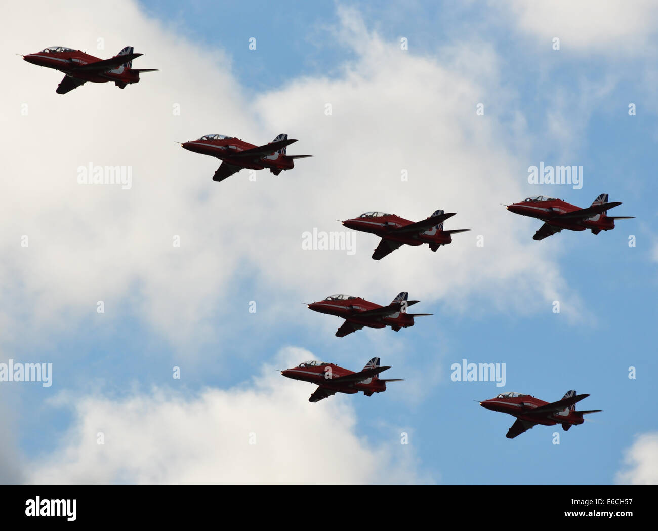 Red Arrows Display (7 Stock Photo - Alamy