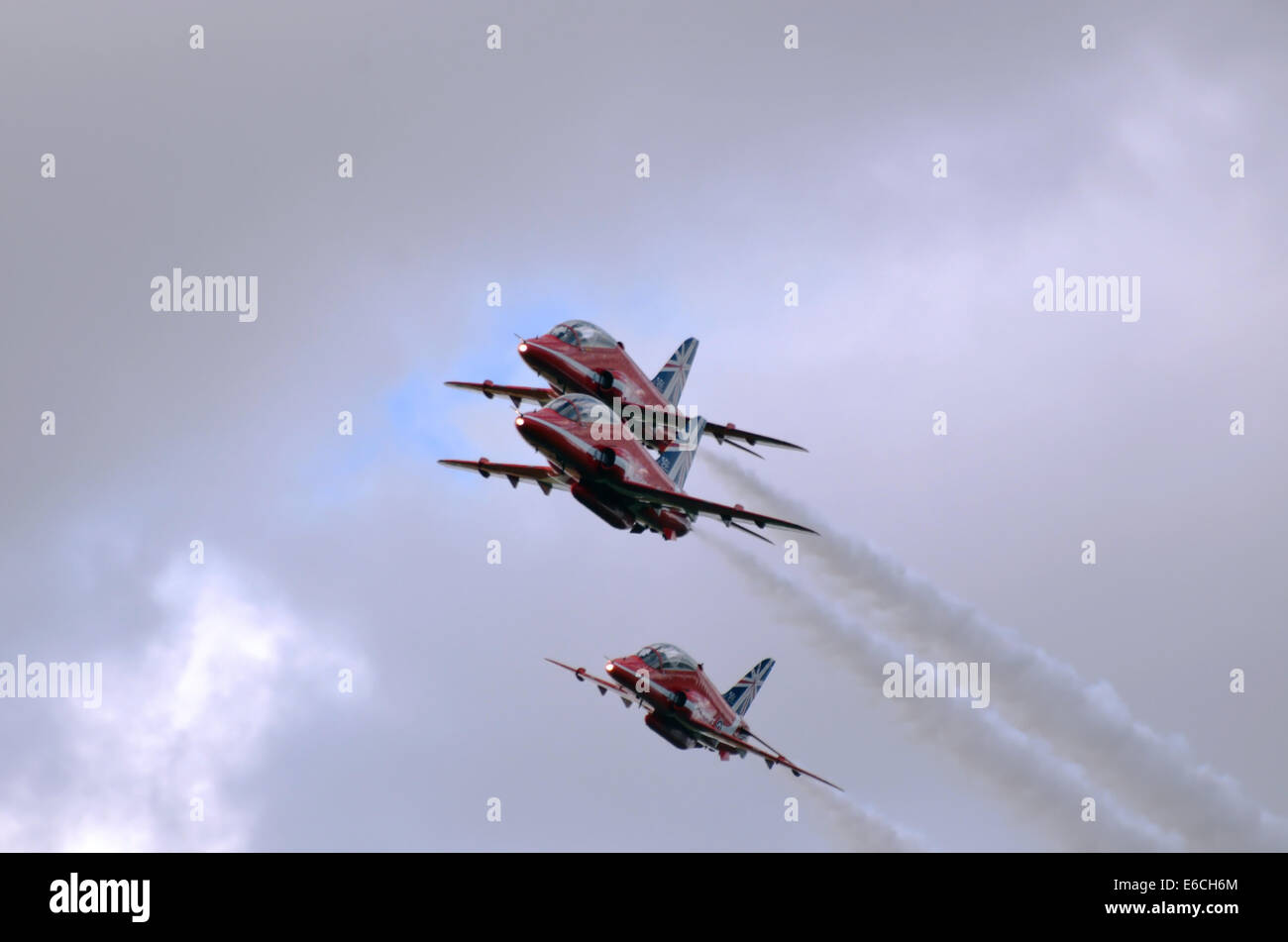 Red Arrows Display (3 Stock Photo - Alamy
