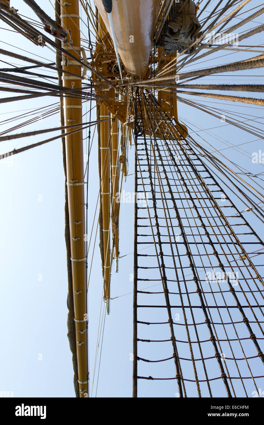 A tall ship Stock Photo - Alamy