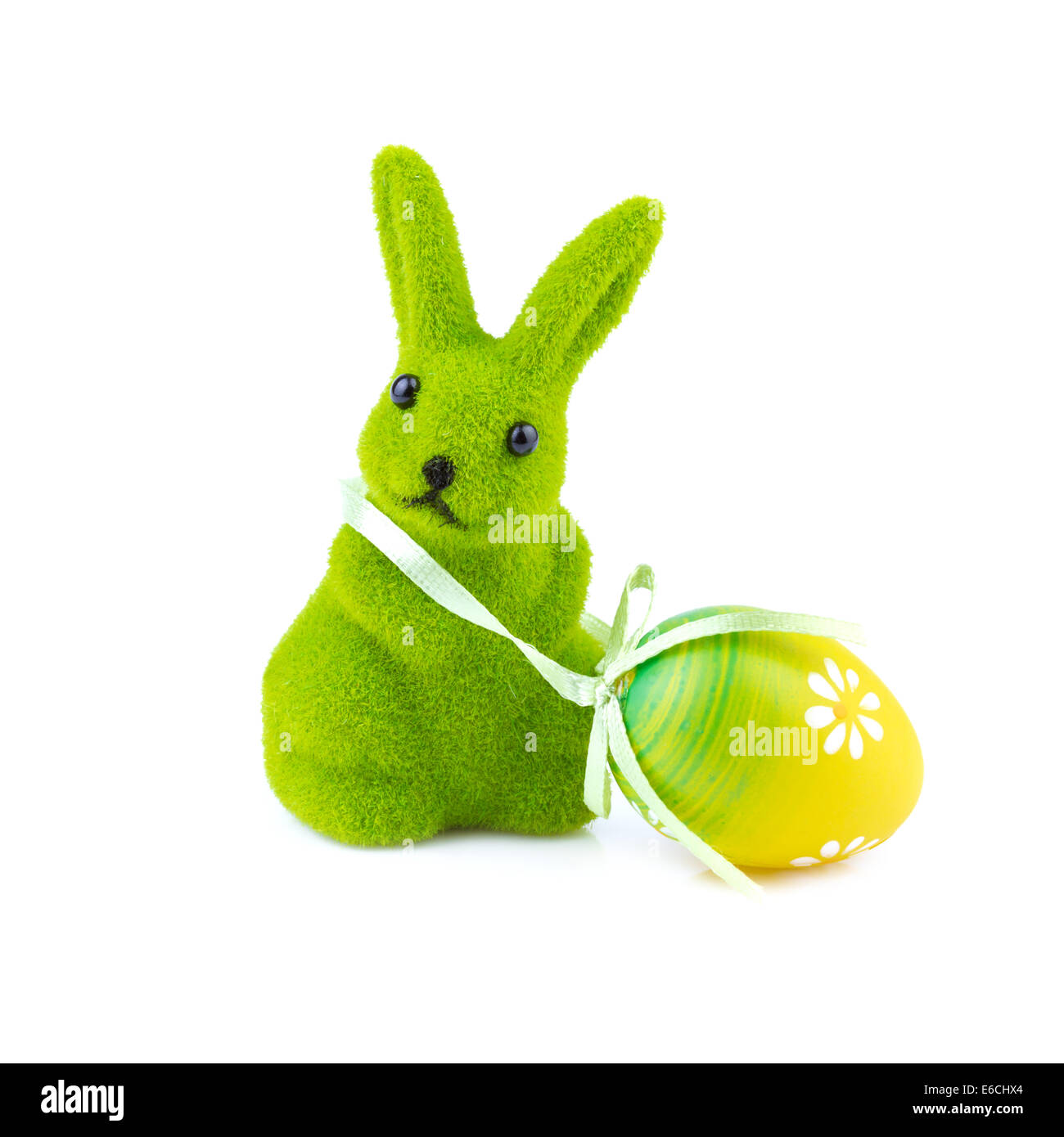 Happy easter text colorful painted eggs Cut Out Stock Images & Pictures ...