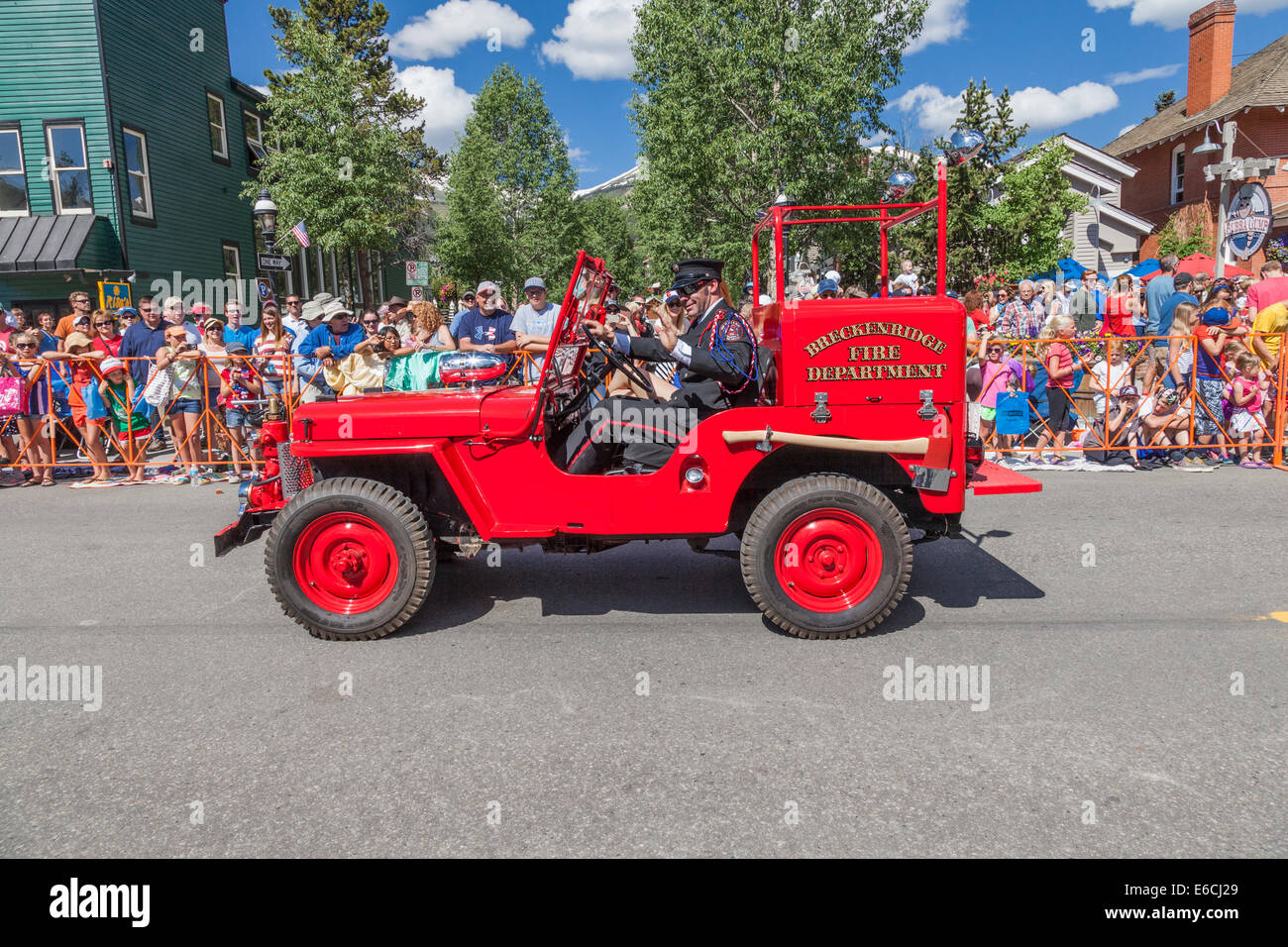 Fourth of July Parade in Breckenridge Stock Photo - Alamy