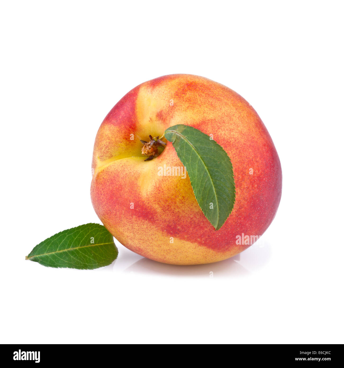 Peach pie fresh fruit Cut Out Stock Images & Pictures - Alamy