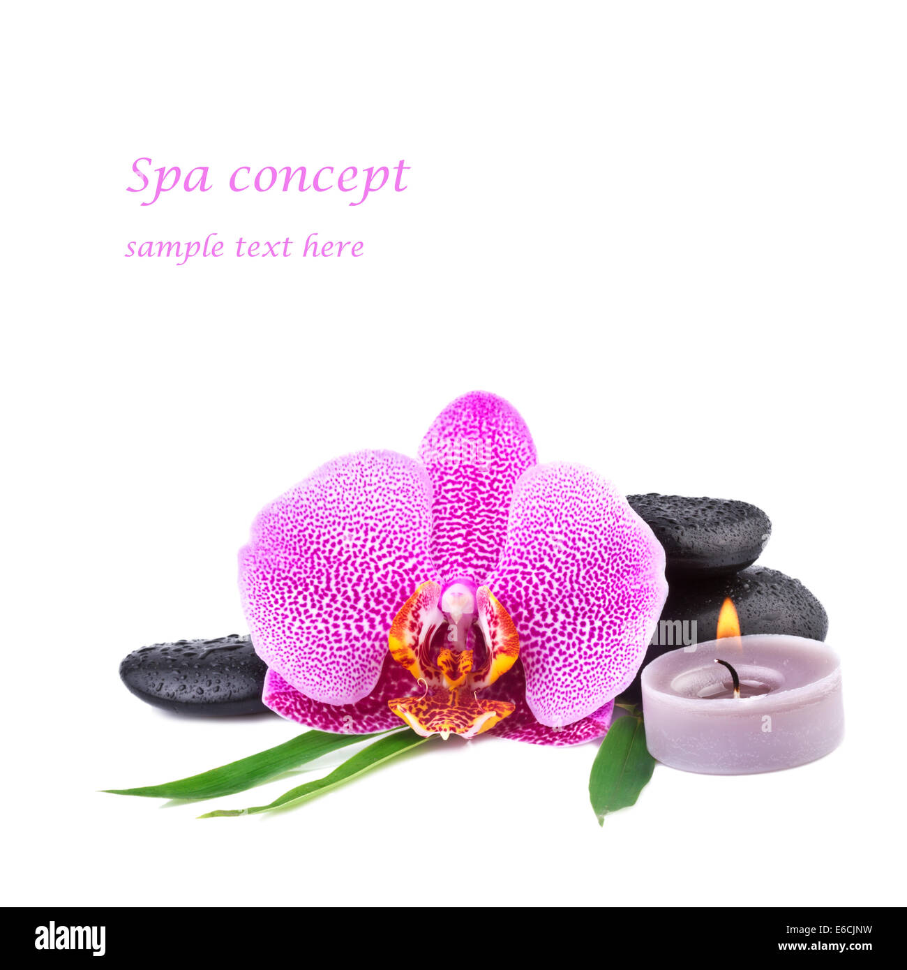 Spa Concept image with Free space for your Text Stock Photo - Alamy
