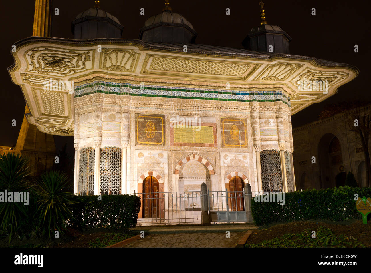 Fountain of Ahmed III from Istanbul, Turkey Stock Photo - Alamy