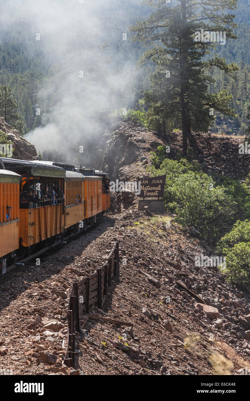 Durango and Silverton Narrow Gauge Train Ride through the San Juan ...
