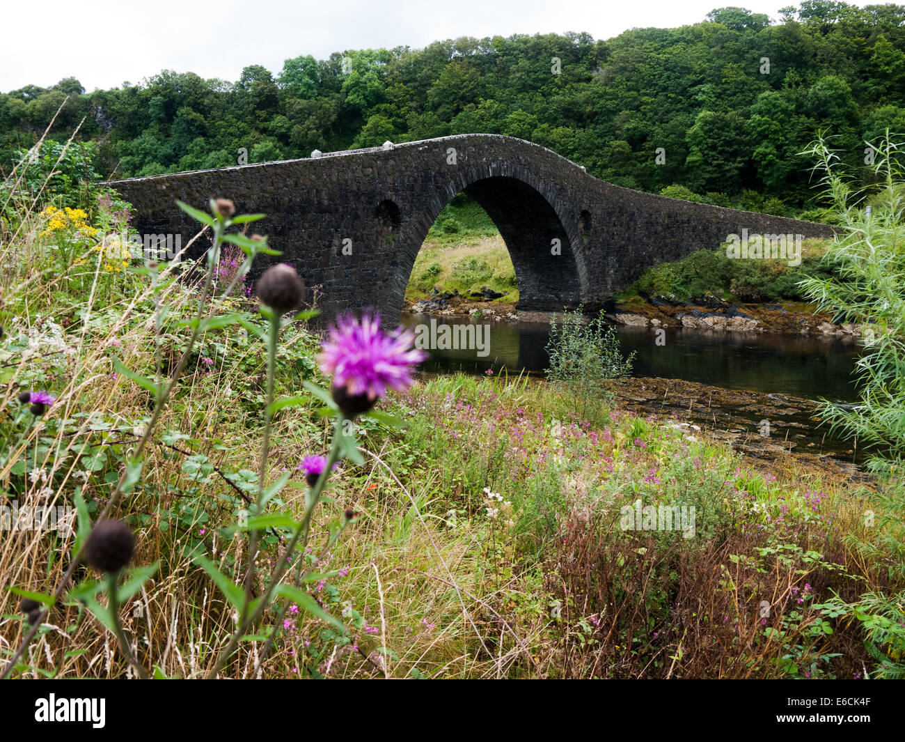 Clachan Bridge (Bridge over the Atlantic), Isle of Seil, Scotland Stock ...