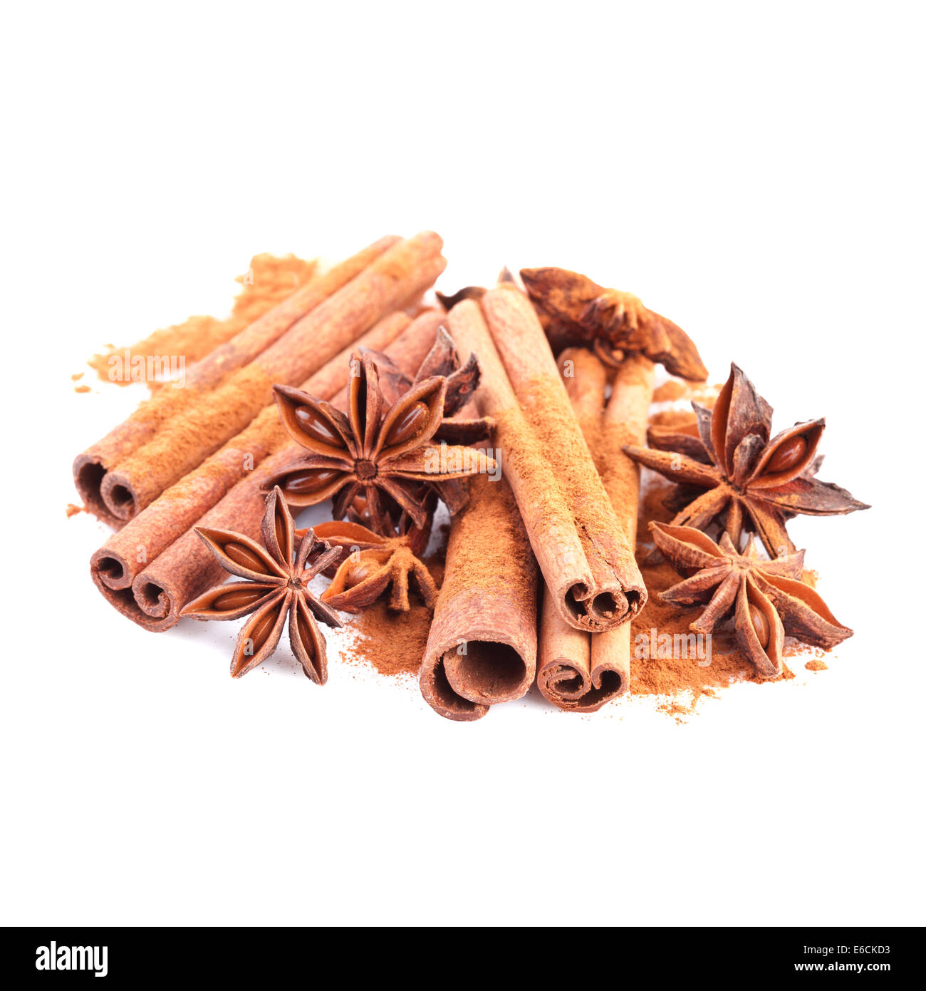 cinnamon sticks and anise stars Stock Photo - Alamy