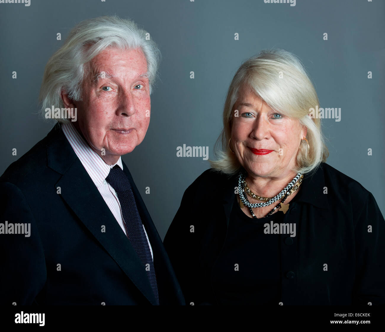 Ronald Blythe and Brigid Keenan at the Oldie Literary Lunch 19/8/14 ...