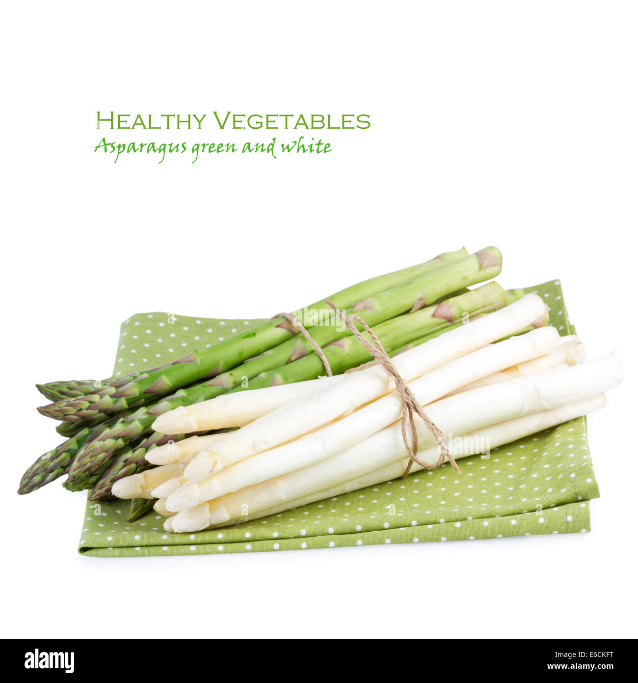 Asparagus white background hi-res stock photography and images - Alamy