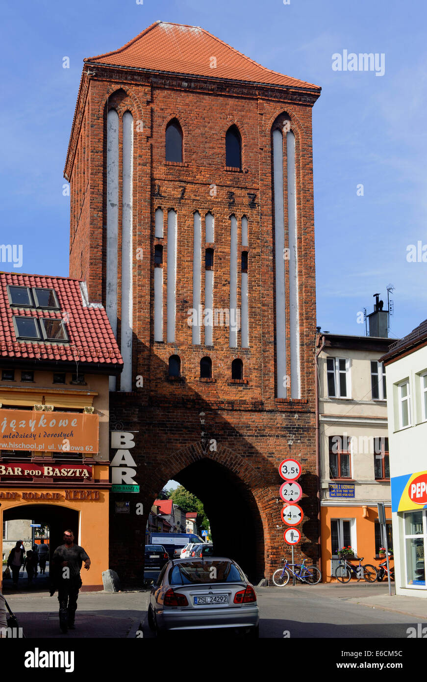 Stone-Gate in Darlowo, Poland, Europe Stock Photo - Alamy