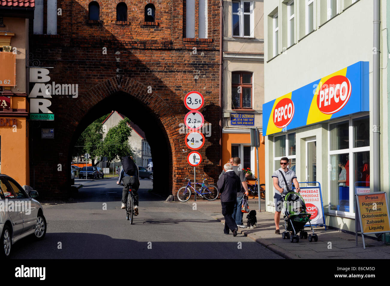 Stone-Gate in Darlowo, Poland, Europe Stock Photo - Alamy
