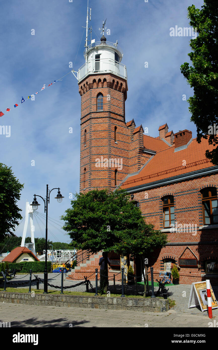 Lighthouse in Ustka, Poland, Europe Stock Photo - Alamy