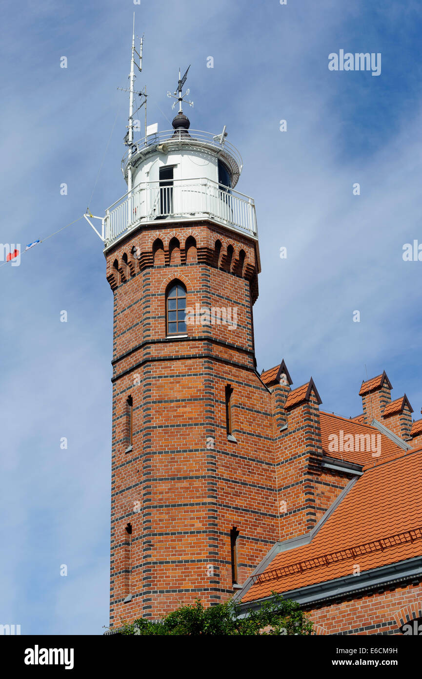 Lighthouse in Ustka, Poland, Europe Stock Photo - Alamy