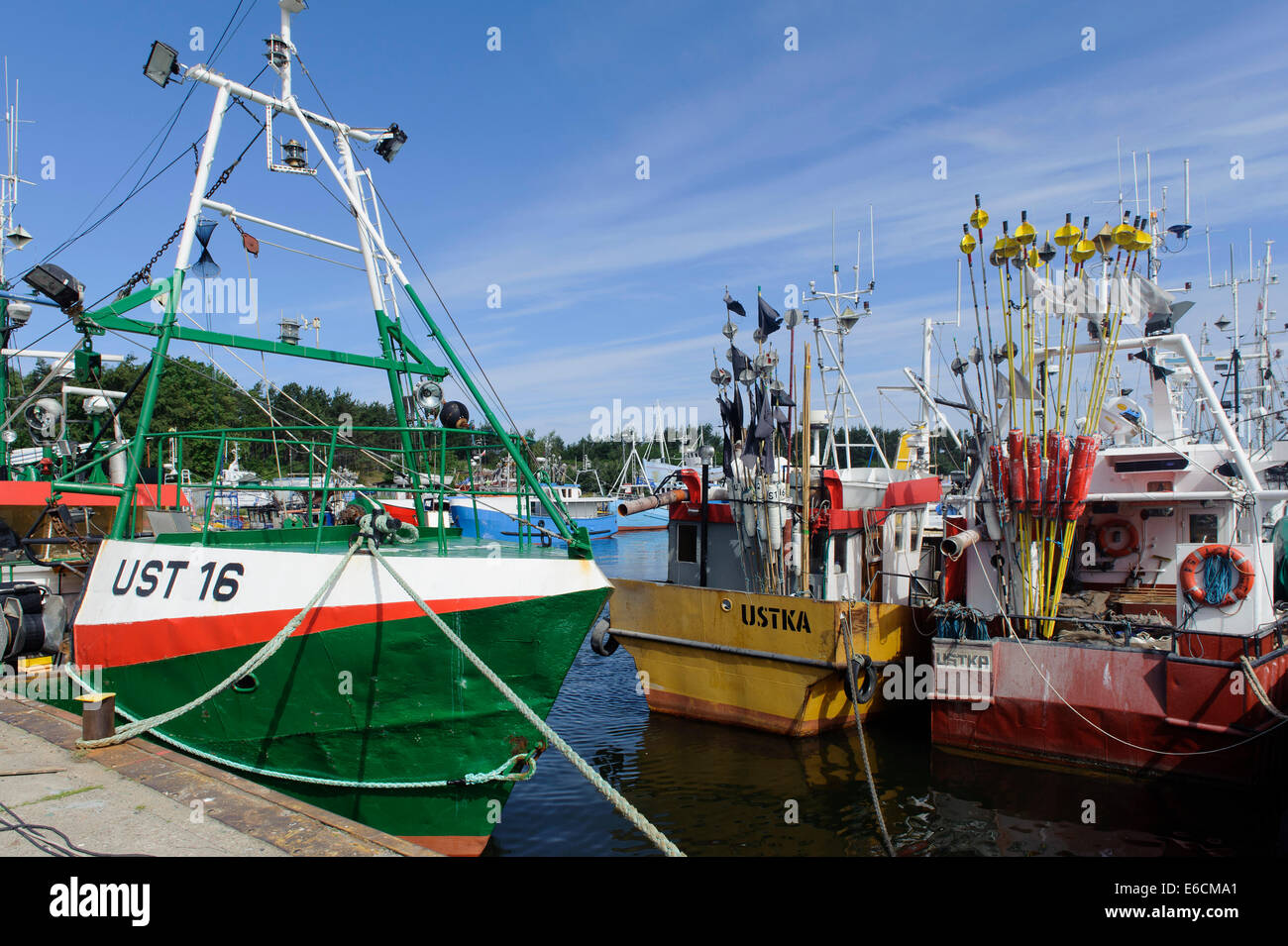 Fishing port ustka poland hi-res stock photography and images - Alamy