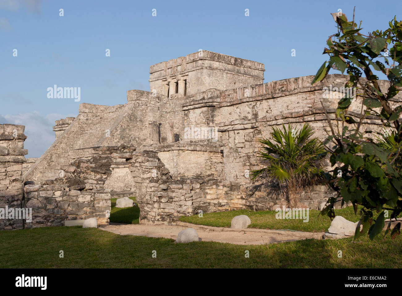 Temple, Tulum, Mexico Stock Photo - Alamy
