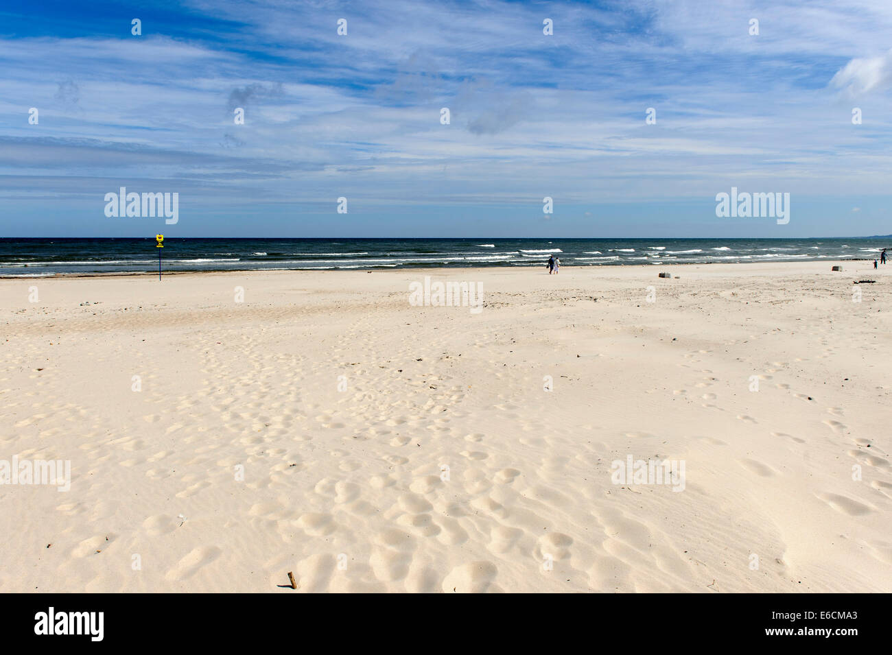 Beach in Ustka, Poland, Europe Stock Photo - Alamy