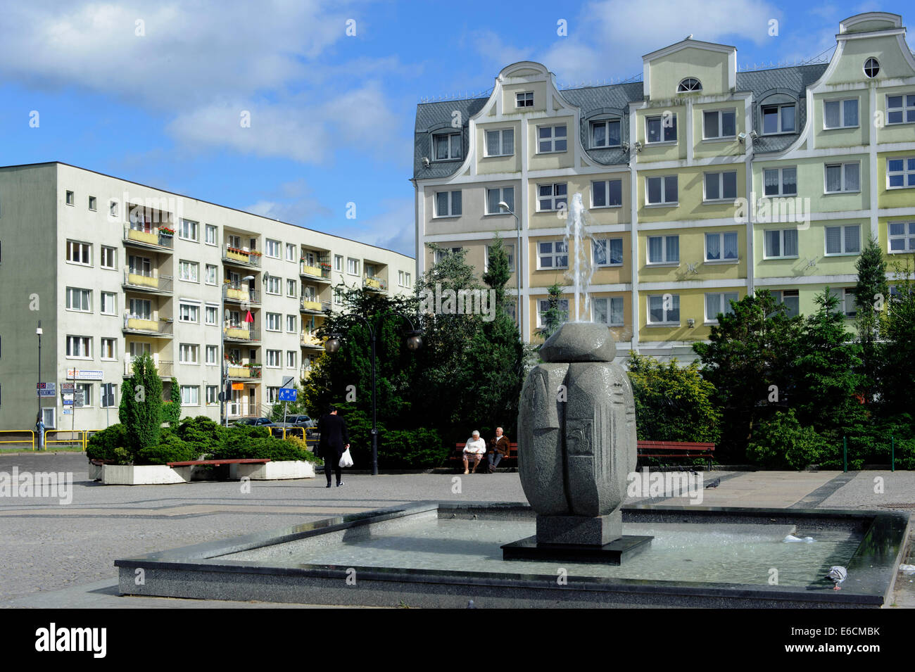 Marketplace (Stary Rynek) in Slupsk, Poland, Europe Stock Photo - Alamy