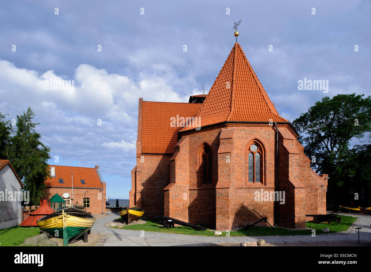 Museum in the former church peter+Paul in Hel, Poland, Europe Stock ...
