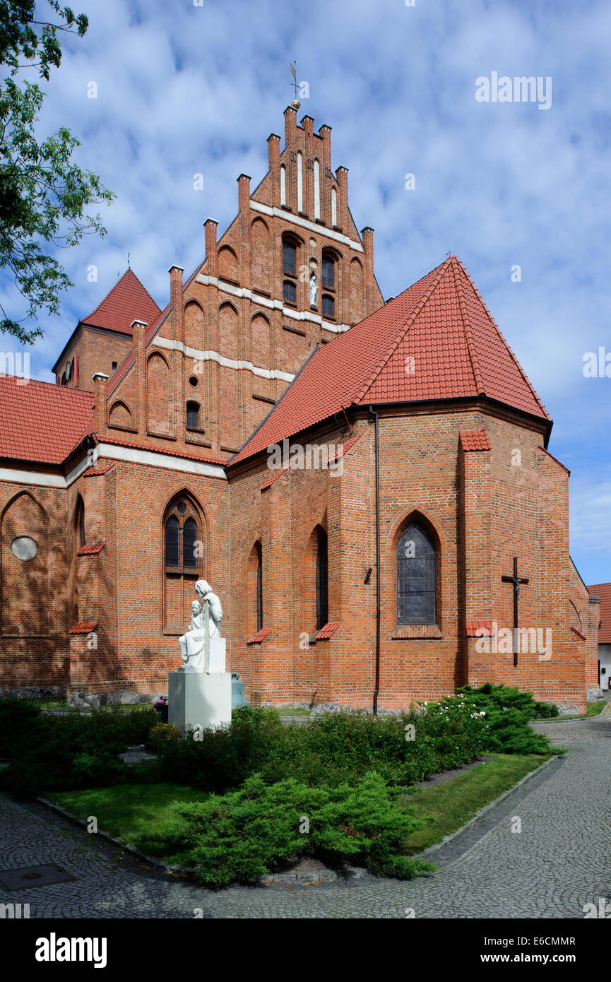 Gothic church Peter+Paul in Puck, Poland, Europe Stock Photo - Alamy