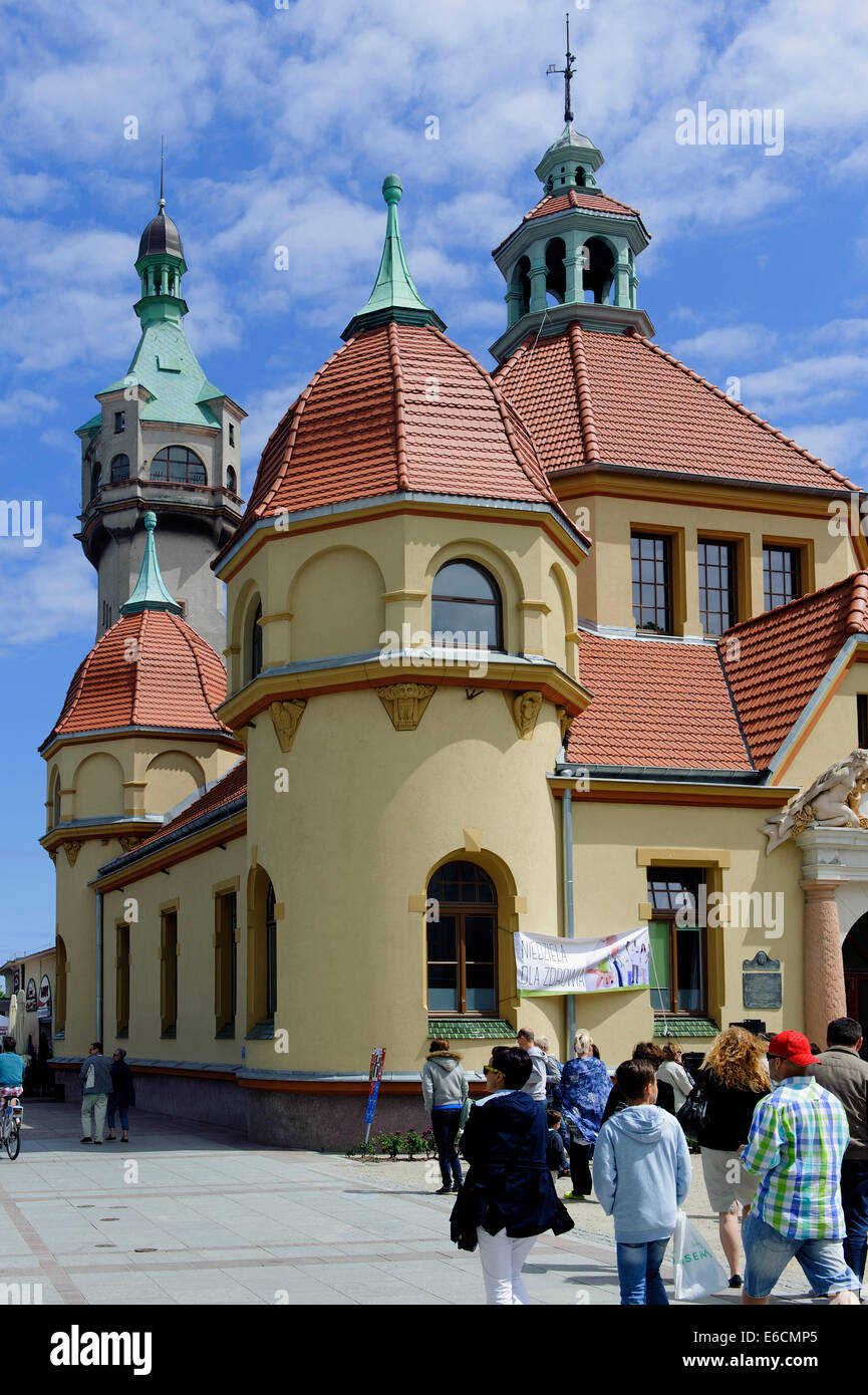 Old spa center in Sopot, Poland Europe Stock Photo - Alamy