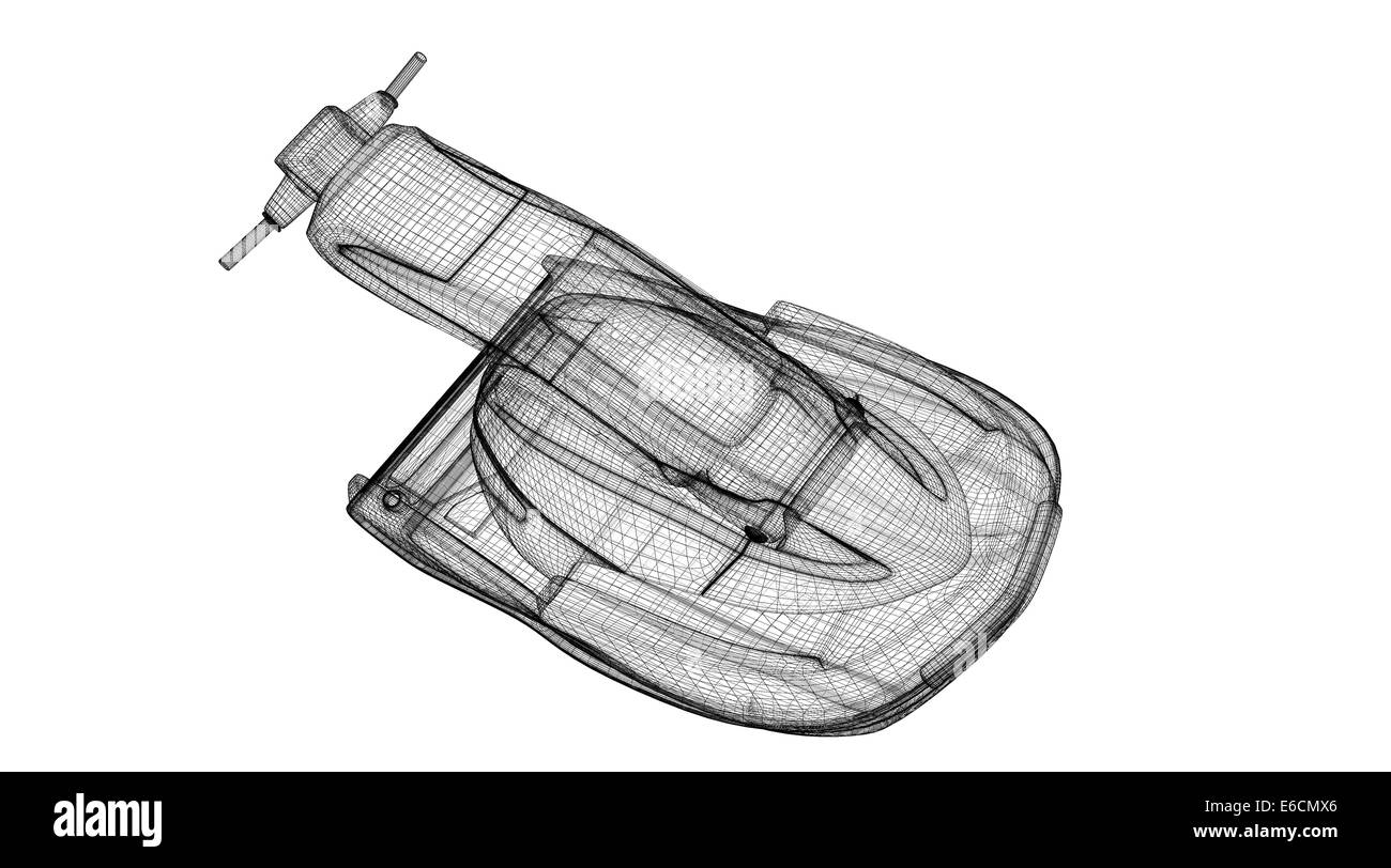 Jetski isolated Black and White Stock Photos & Images - Alamy