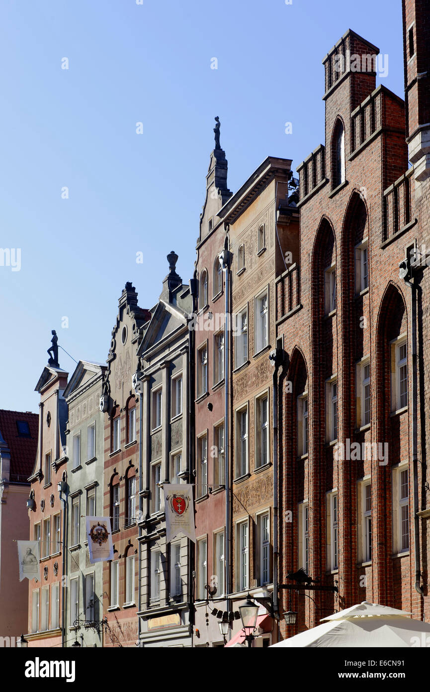 townhall Ratusz Glownego on the Long Market (Dlugi Targ) in Gdansk ...