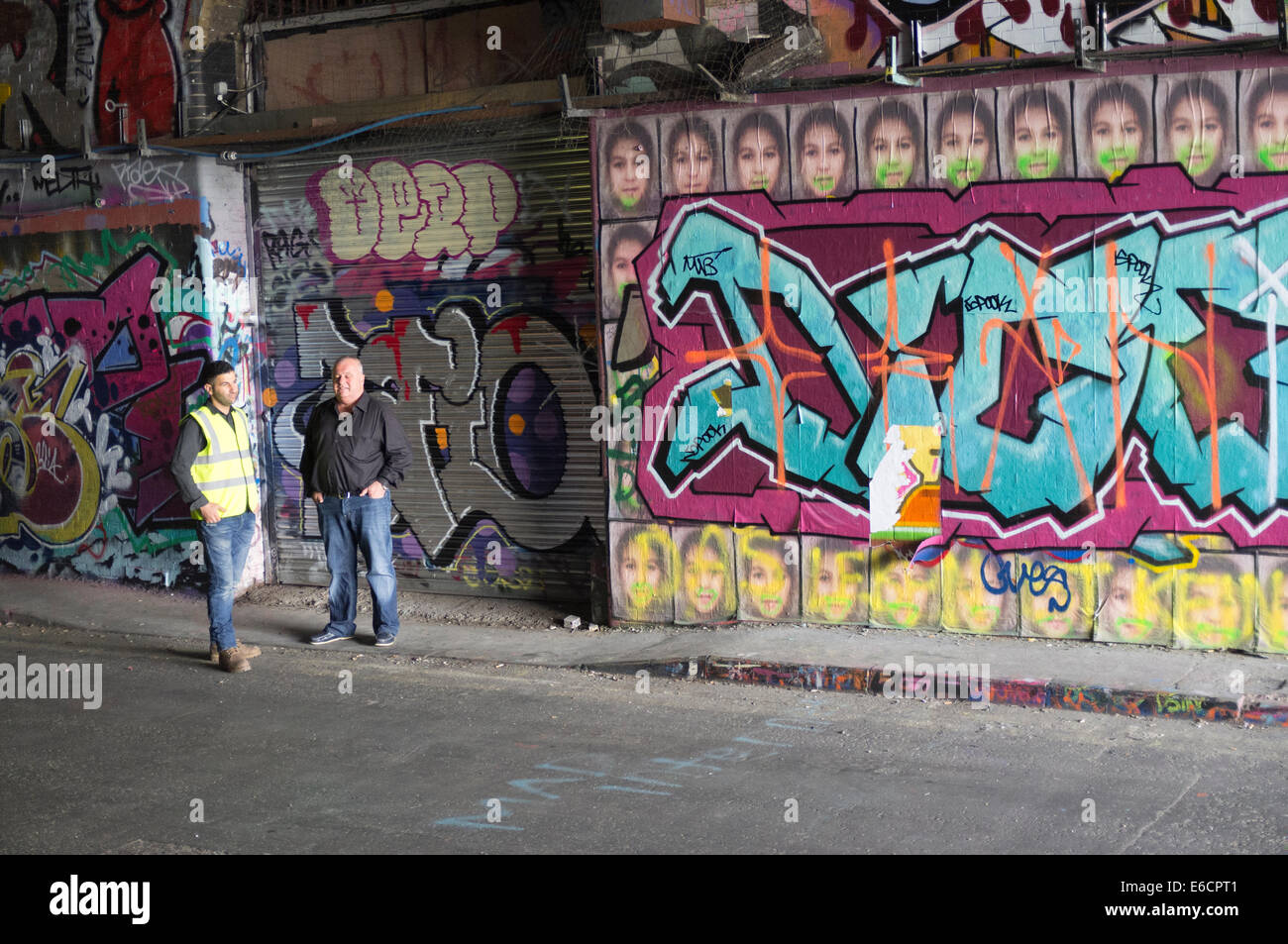 London authorised graffiti zone hi-res stock photography and images - Alamy